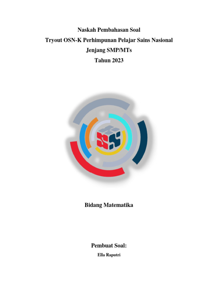 Pembahasan To Matematika SMP PPSN | PDF