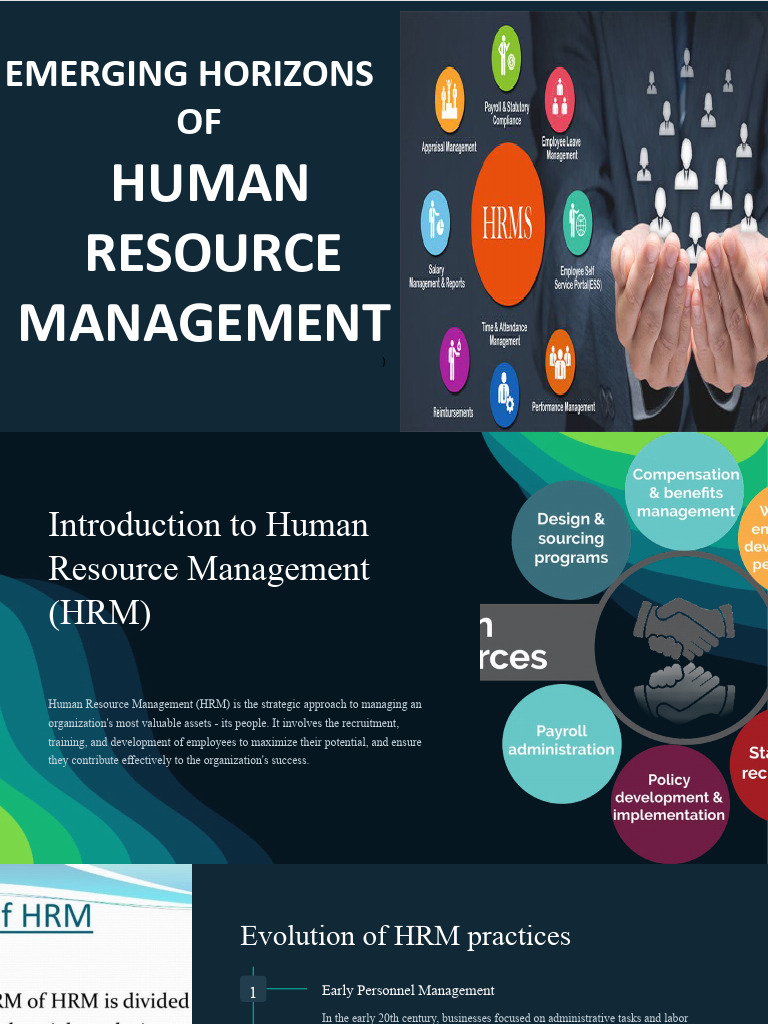 Emerging Horizons of HRM | PDF | Human Resource Management | Employee ...