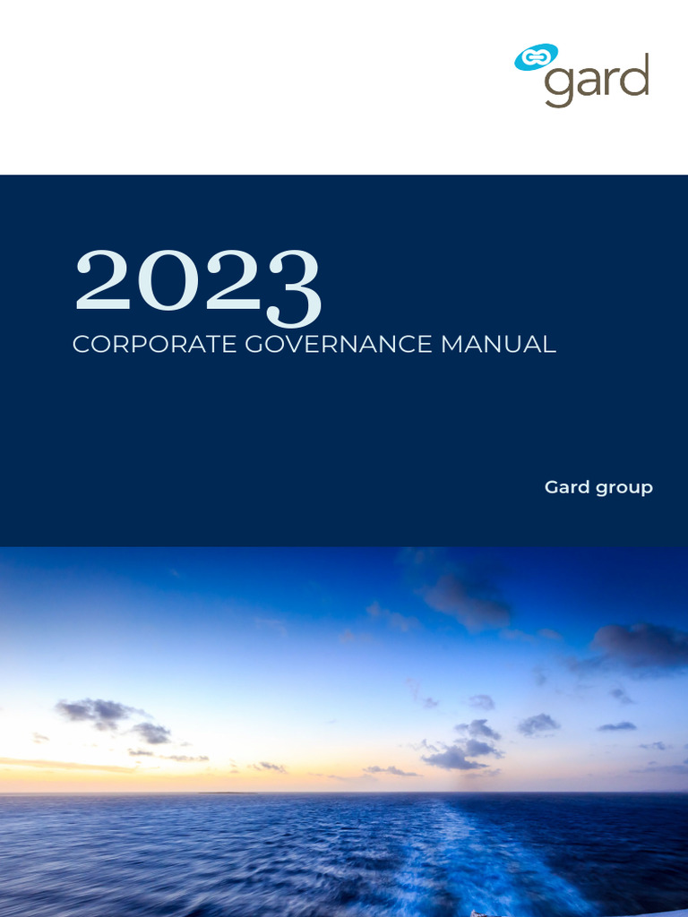 Corporate Governance Manual Example | PDF | Audit Committee | Board Of ...