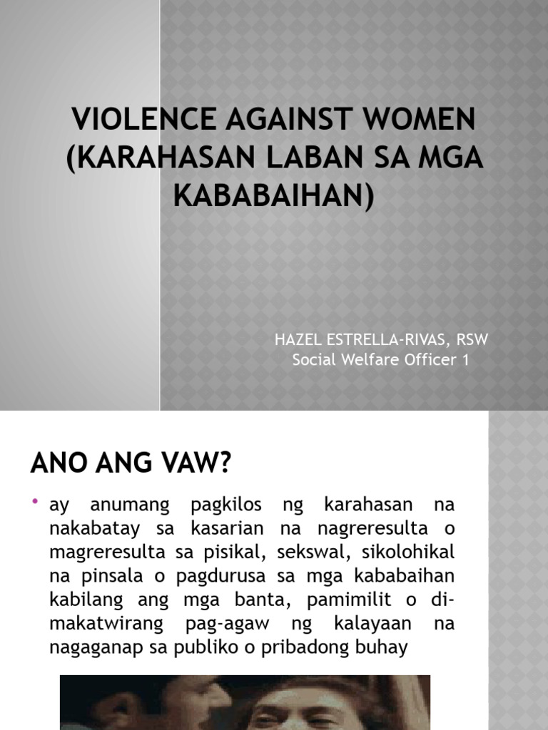 Violence Against Women | PDF