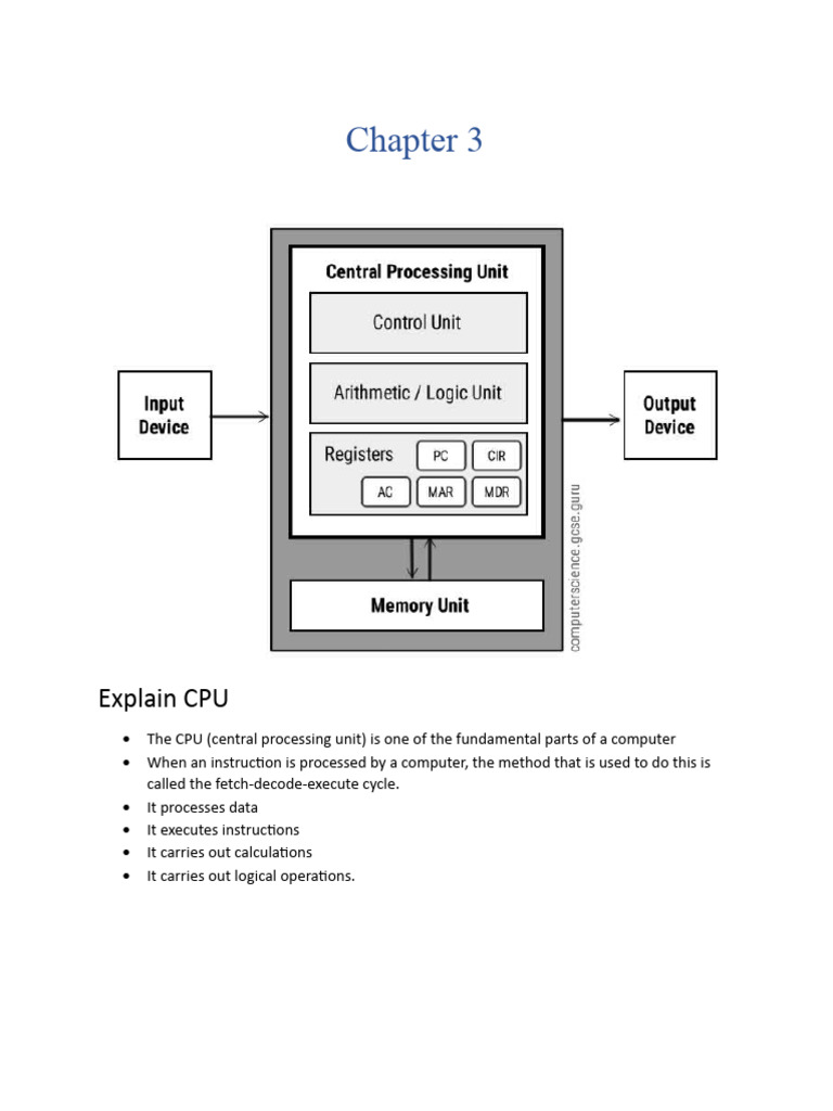 CPU and System Operations Guide | PDF | Central Processing Unit ...