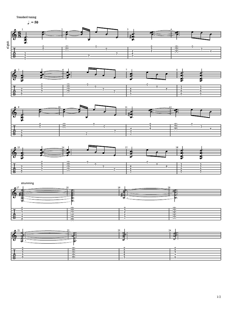 RHYTHM - Deep Heroic Ballad Guitar Backing Track Jam in E | PDF | Guitar Family Instruments ...