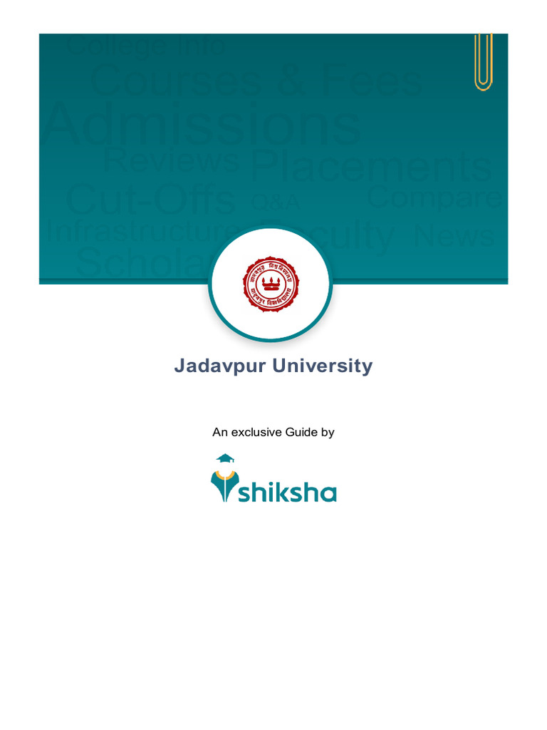 Jadavpur University | PDF