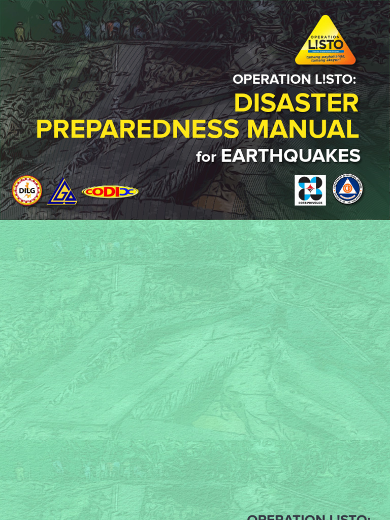 Disaster Preparedness Manual For Earthquake | PDF | Plate Tectonics ...