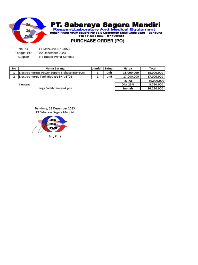 PT Babad Prima Sentosa | PDF