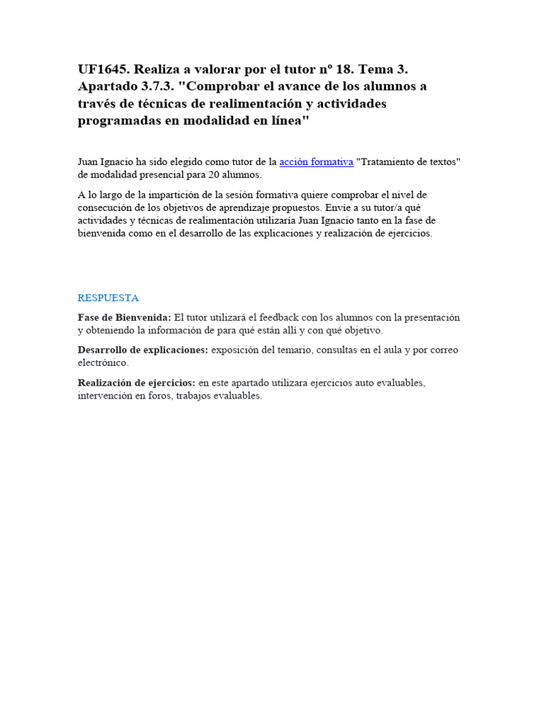 UF1645. Realiza A Valorar Por El Tutor Nº 18. Tema 3. Apartado 3.7.3 ...