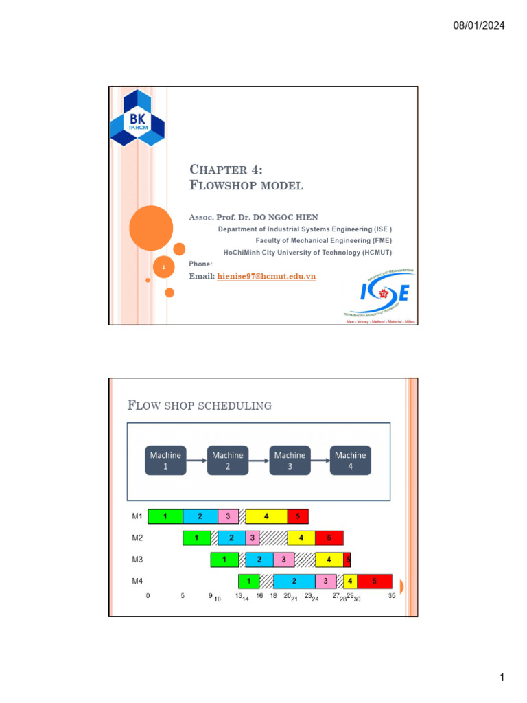 Chapter 4. Flow Shop Model | PDF | Computational Complexity Theory