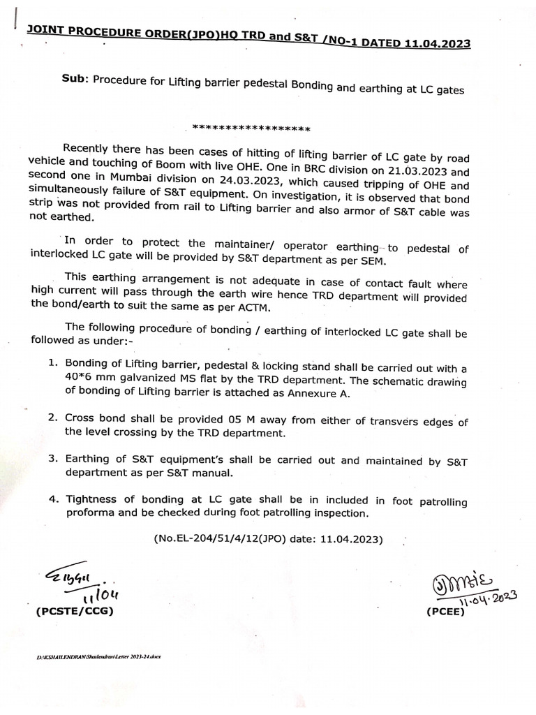 lc gate bonding policy | PDF