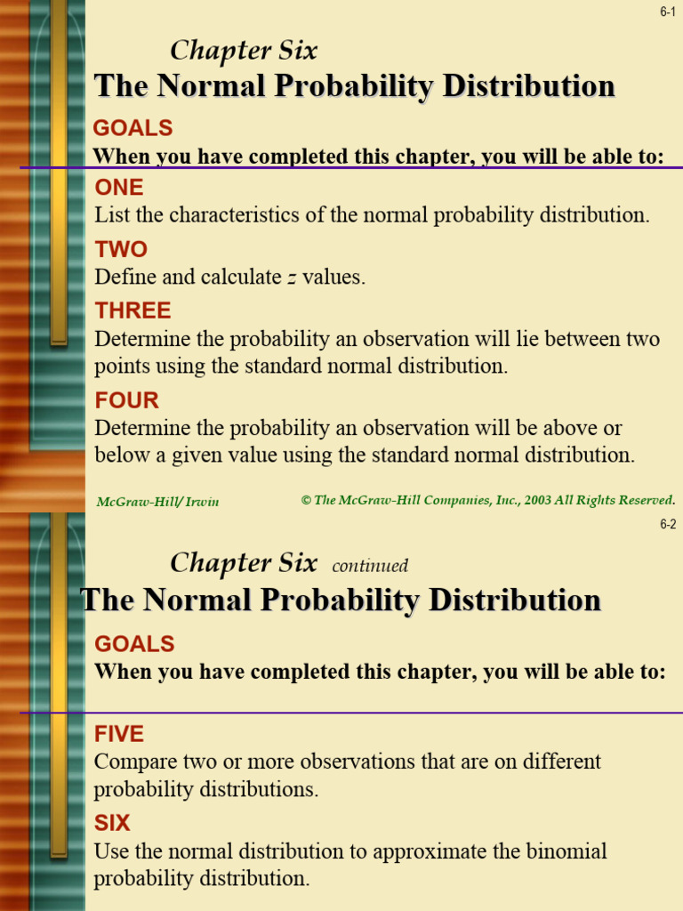 Normal Probability Distribution | PDF | Normal Distribution | Mode (Statistics)