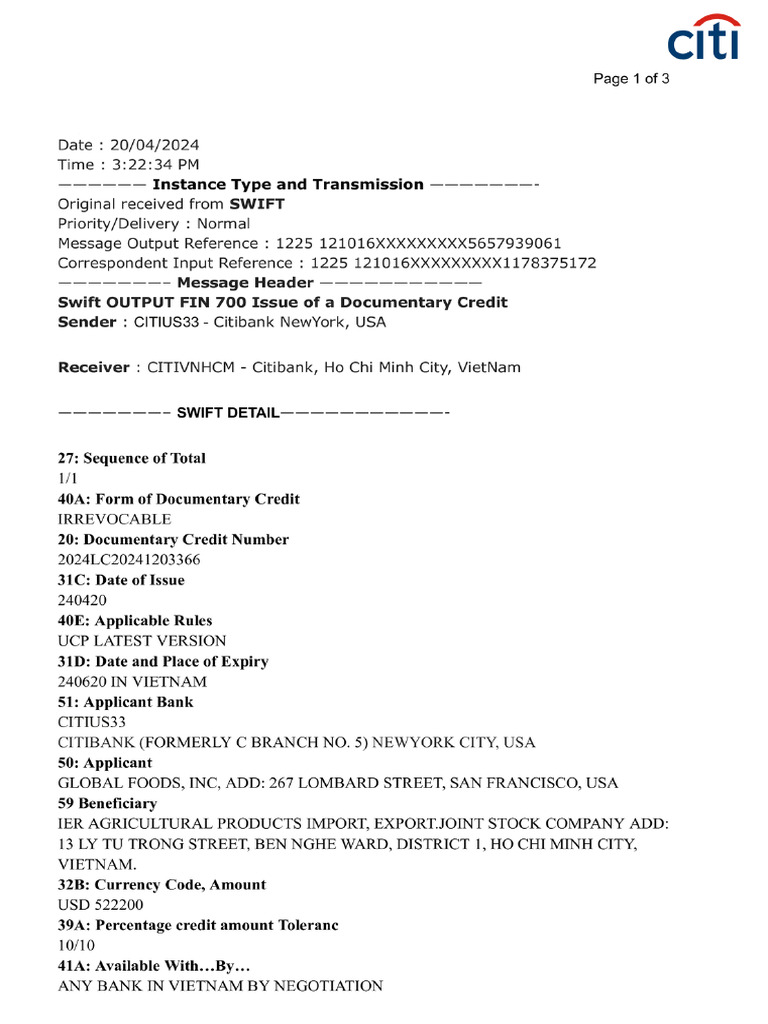 letter of credit | PDF