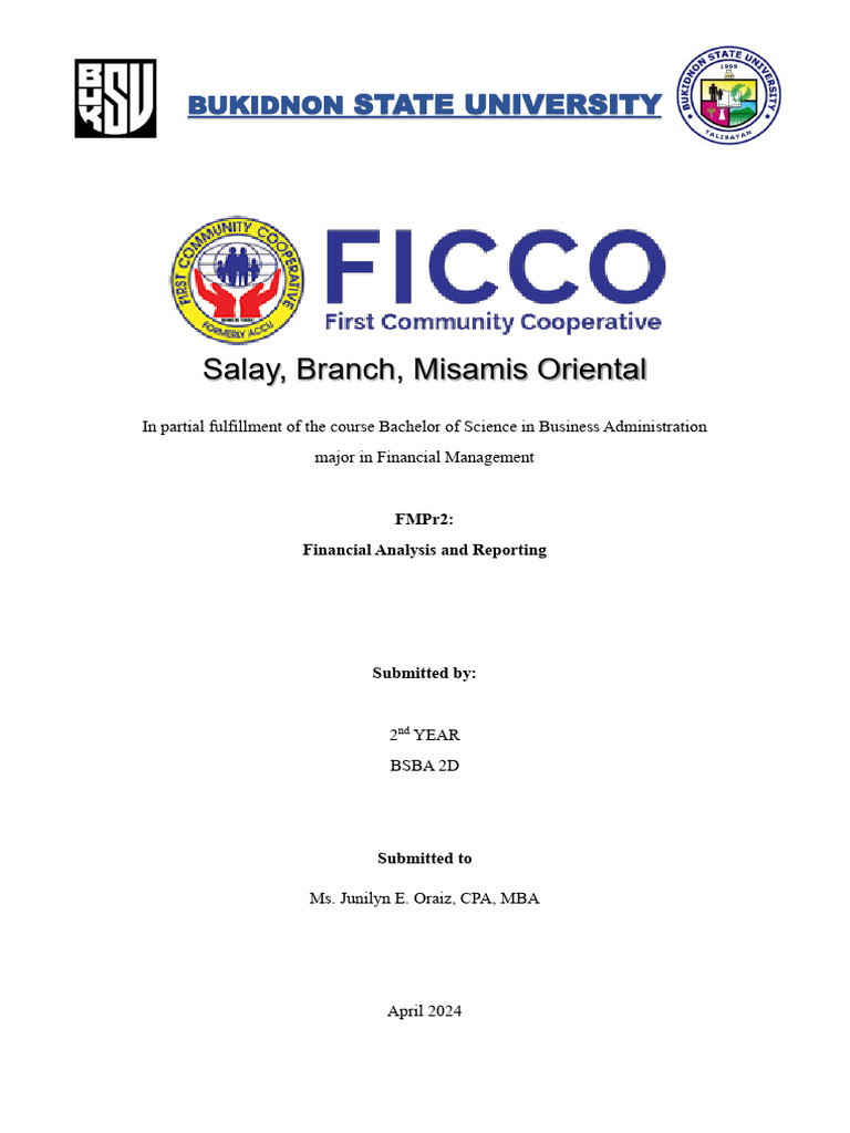 FICCO Financial Analysis Report 2023 | PDF | Equity (Finance) | Pension