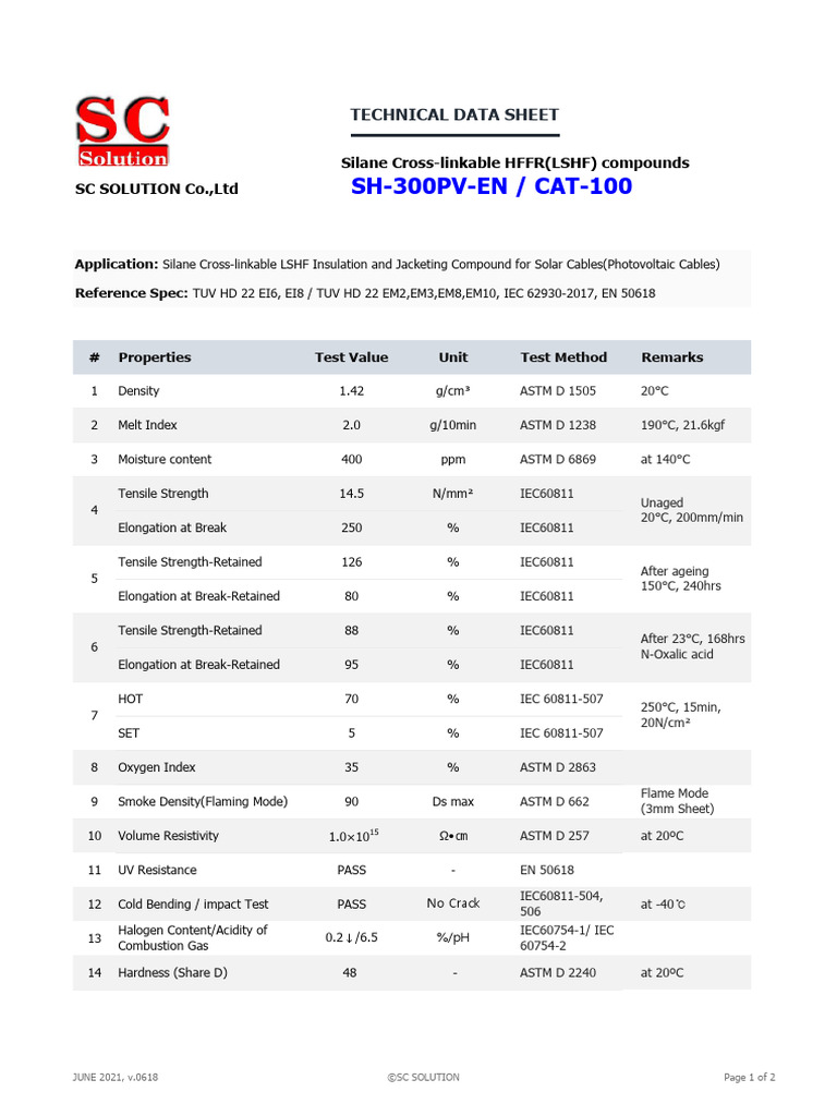 Sh-300pv-En - TDS-SC Solution | Download Free PDF | Water | Applied And ...