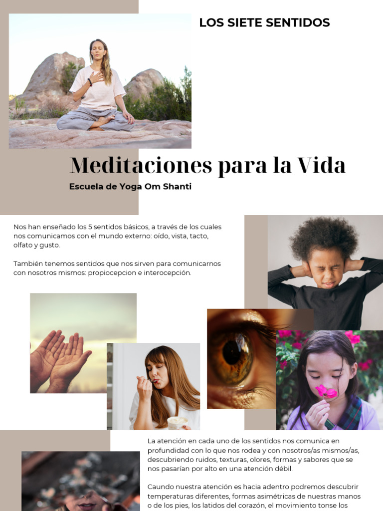 Meditaciones para Conectar Sentidos | PDF