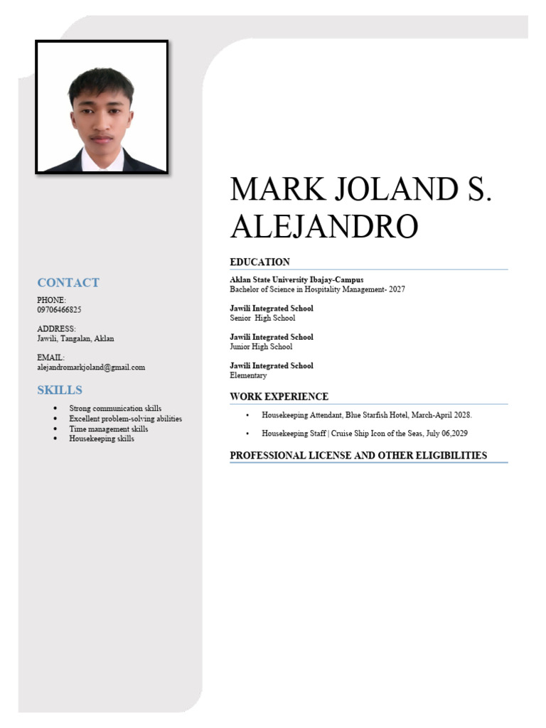 Bold Modern Resume | PDF