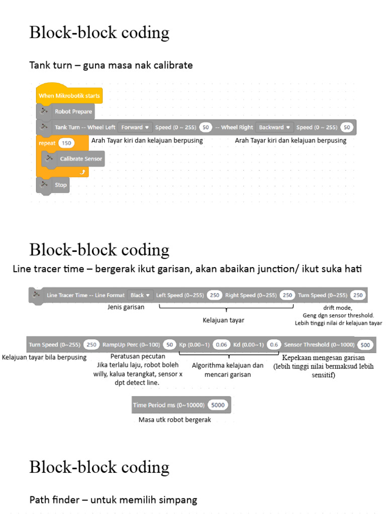 Optimasi Algoritma Robotik dengan Block Coding | PDF