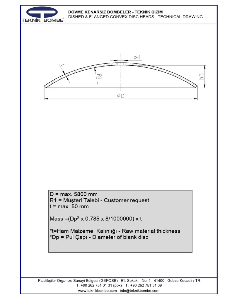 Teknik_Bombe_Technical_Drawing_Convex_Disc | PDF