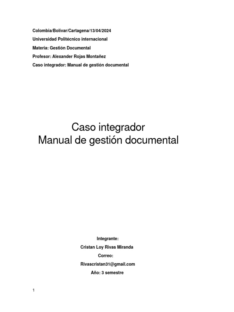 Sistema de Codificación Documental para AirLoad 1 | PDF | Gestión de registros | Organización ...
