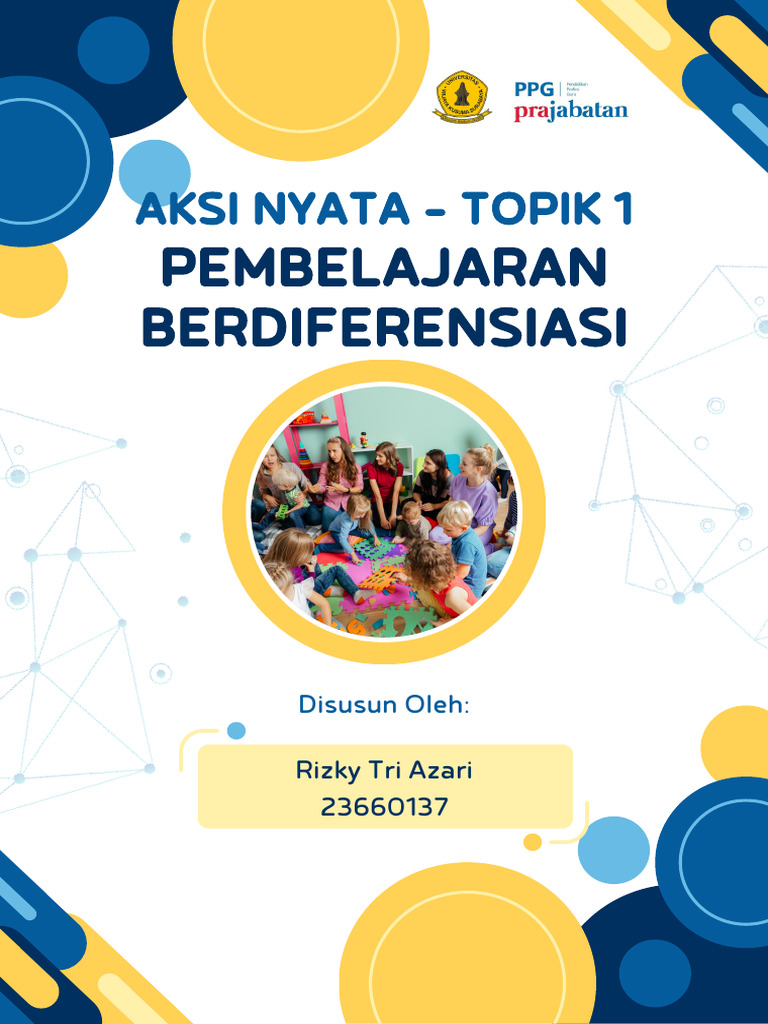 Aksi Nyata - Pemb Berdeferensiasi - Topik 1 - Rizky Tri Azari | PDF | Sains & Matematika