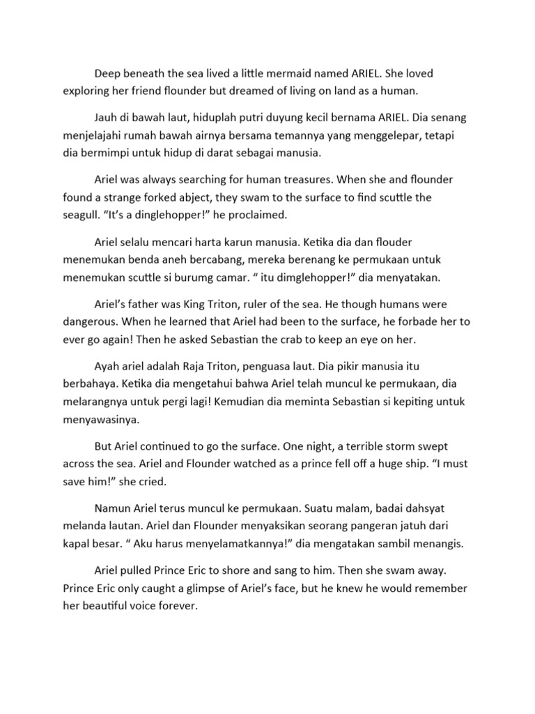 ARIEL LITTLE MERMAID | PDF