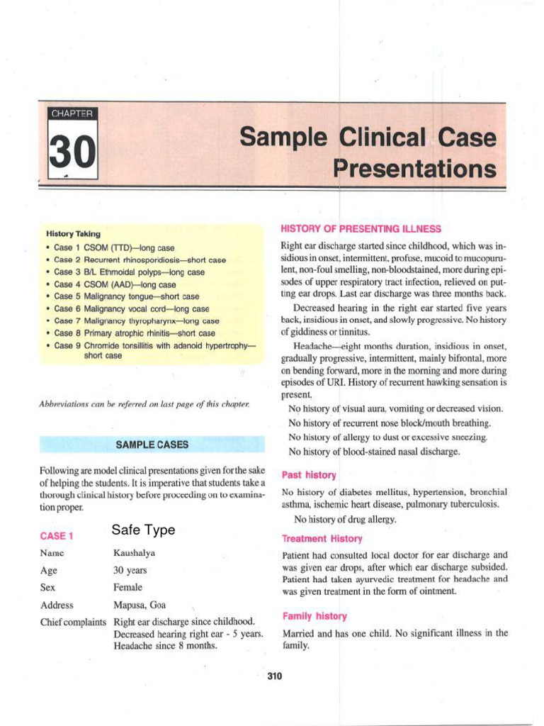 Surgical Case Presentation | Download Free PDF | Health Care | Health Sciences