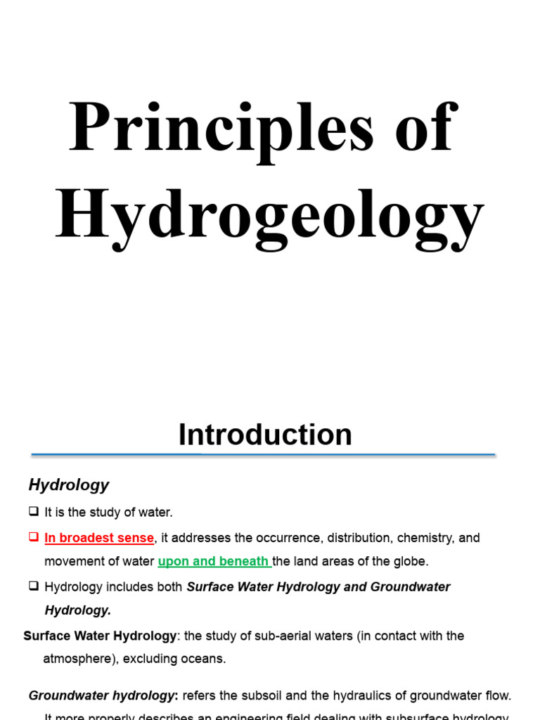 Tutorial@Principles of Hydro | PDF | Hydrology | Evapotranspiration