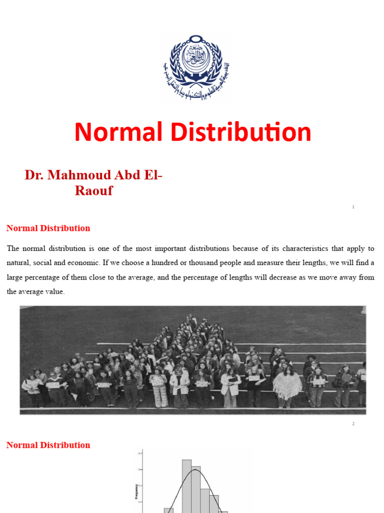 normal distribution 02 | PDF | Normal Distribution | Mean