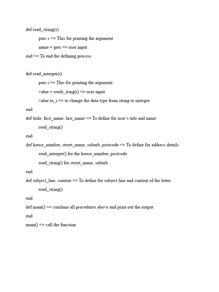 Ruby Input and Output Functions Guide | PDF | Teaching Methods ...