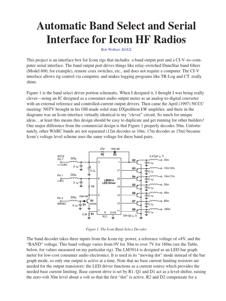 Icom CIV | PDF | Electrical Engineering | Electronics