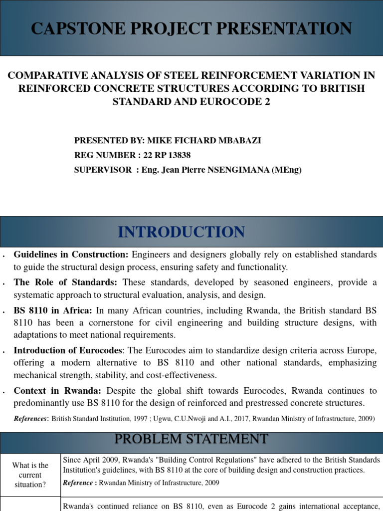 Comparative Analysis of Reinforcement Variation (BS 8110 & EC2) | PDF ...