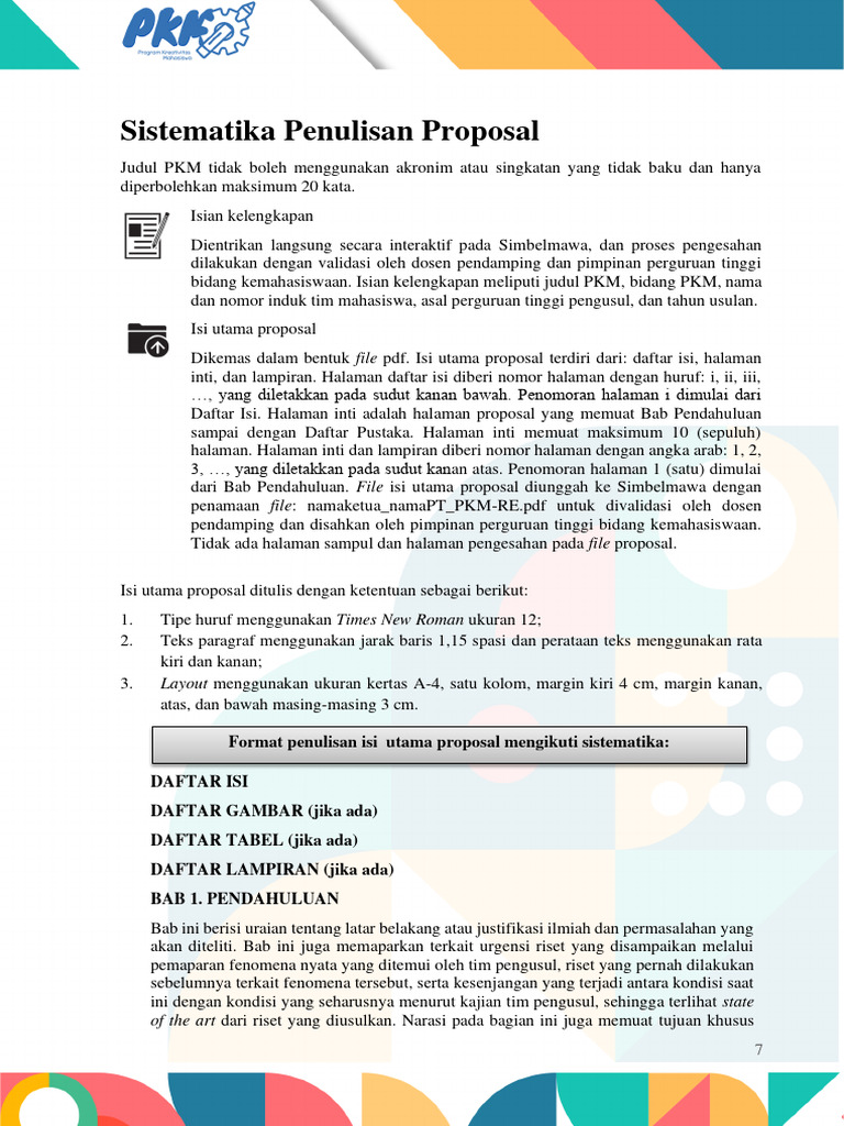 Halaman Dari 2. Panduan PKM RE 2024 | PDF