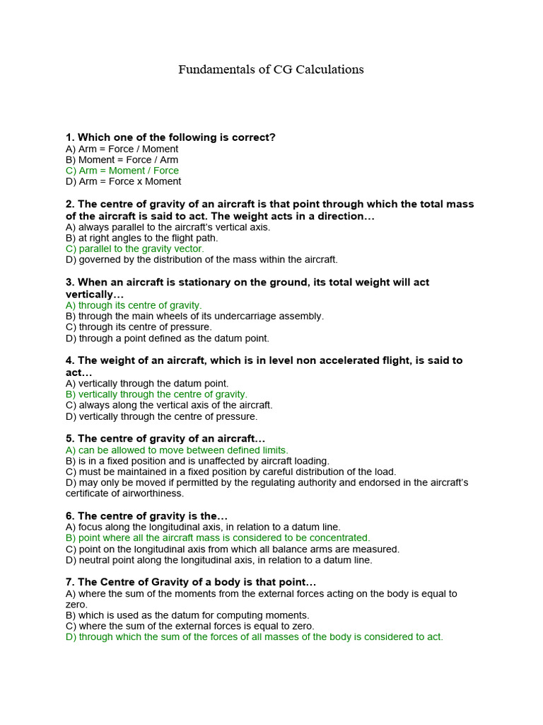 03fundamentals of CG Calculations | PDF | Center Of Mass | Mechanics