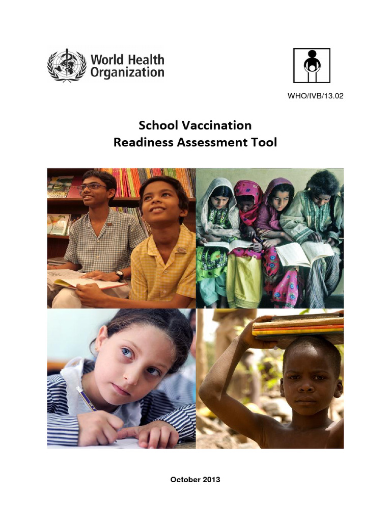 School Vaccination Readiness Assessment Tool | PDF | Vaccines | World Health Organization