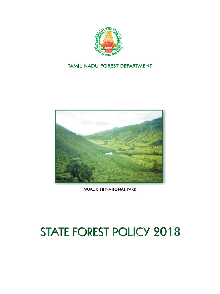 Forest Policy 2018 | PDF