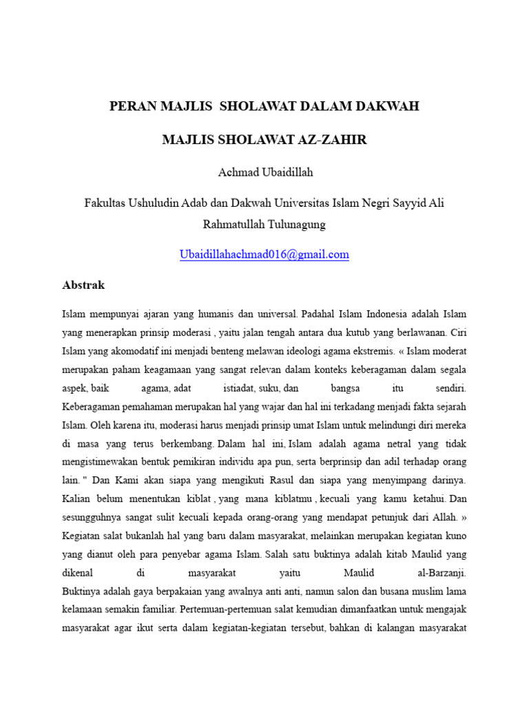 Az Zahir Journal 1 | PDF