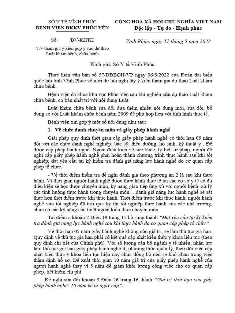 CV Gop y Luat KCB | PDF