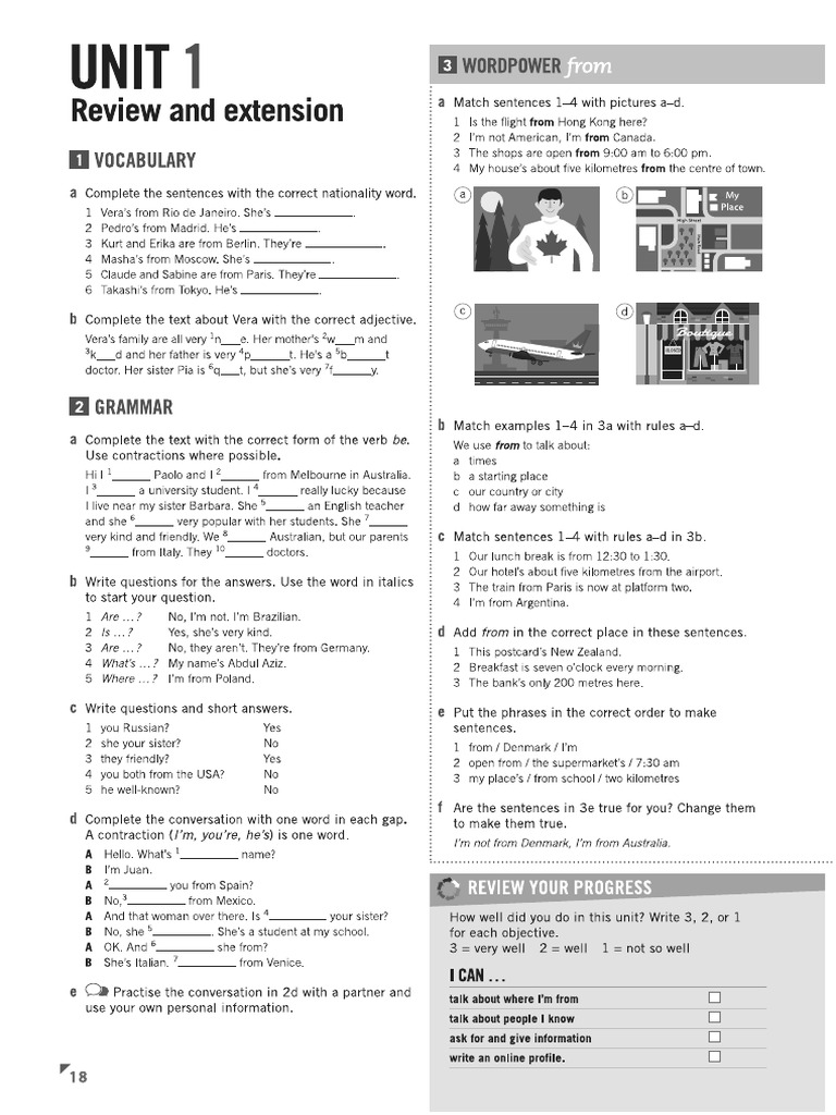 EmpowerA2 Unit1 Review | PDF