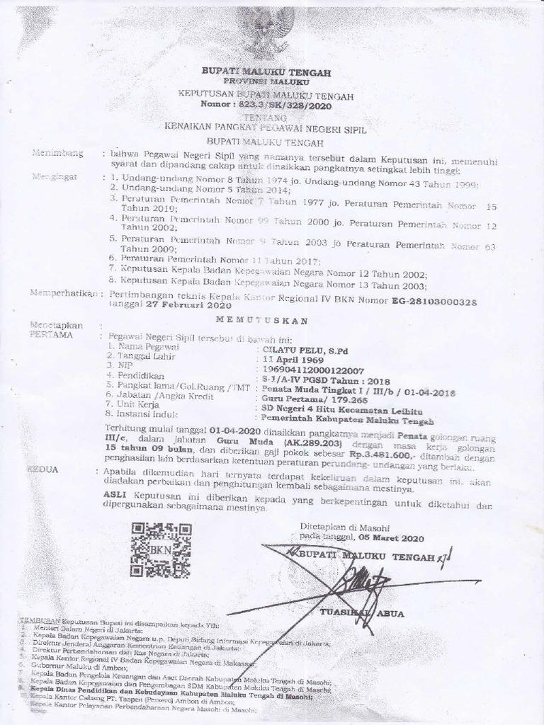 SK Cilatu Pelu | PDF