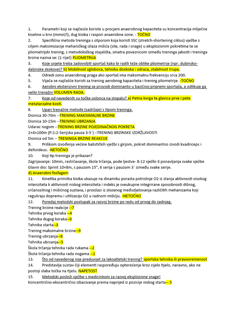 Metodika 3 - Pitanja I Odgovori | PDF