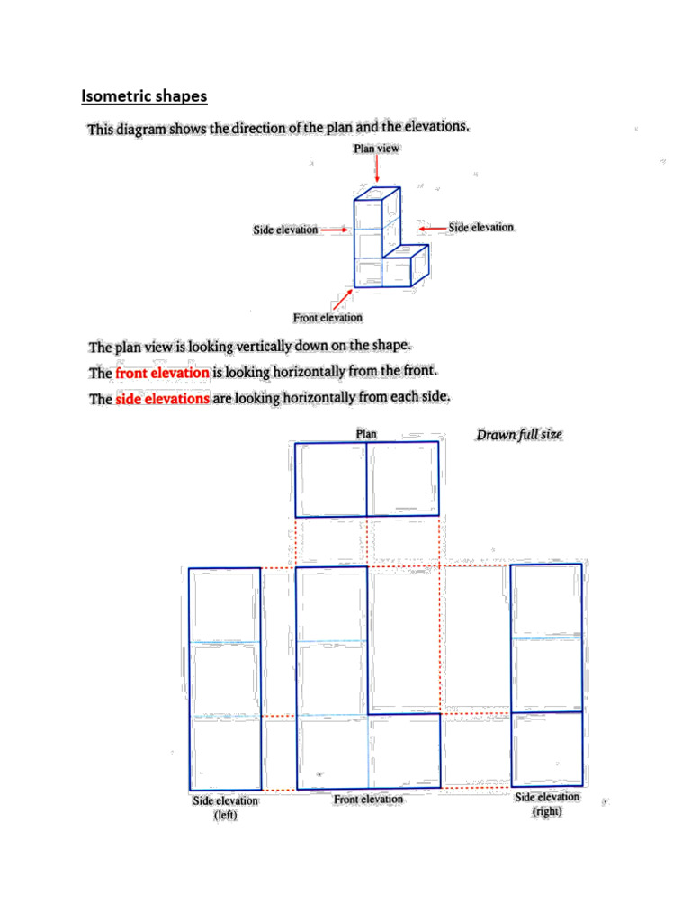 Isometric Shapes | PDF