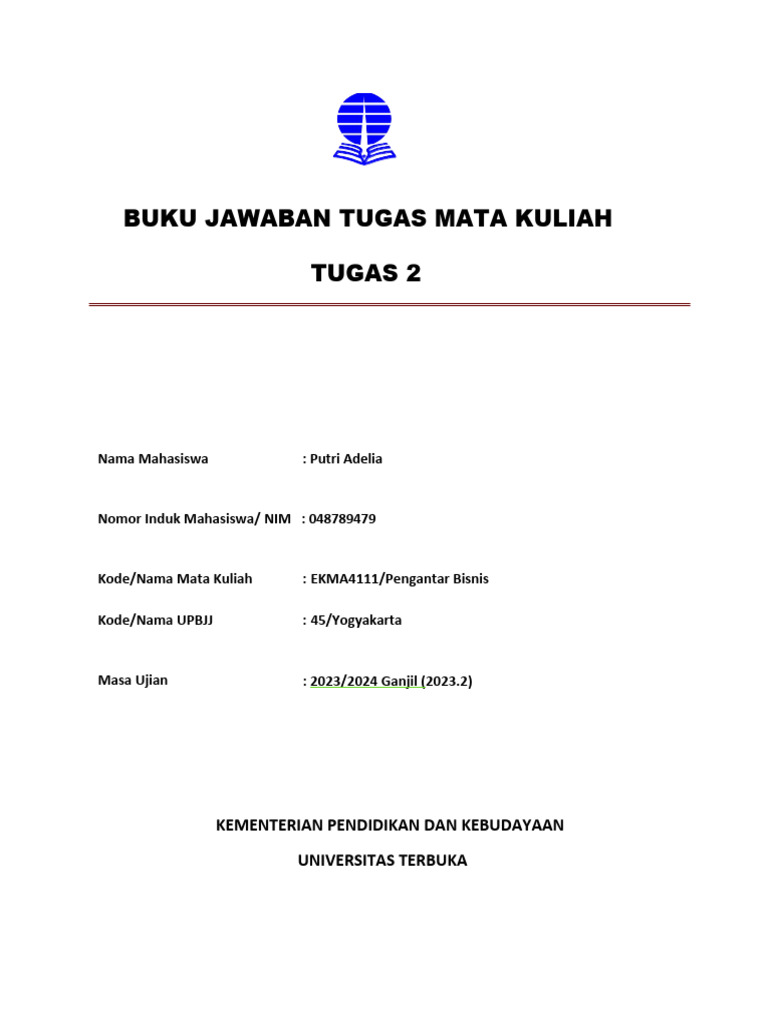 BJT 2 Pengantar Bisnis | PDF