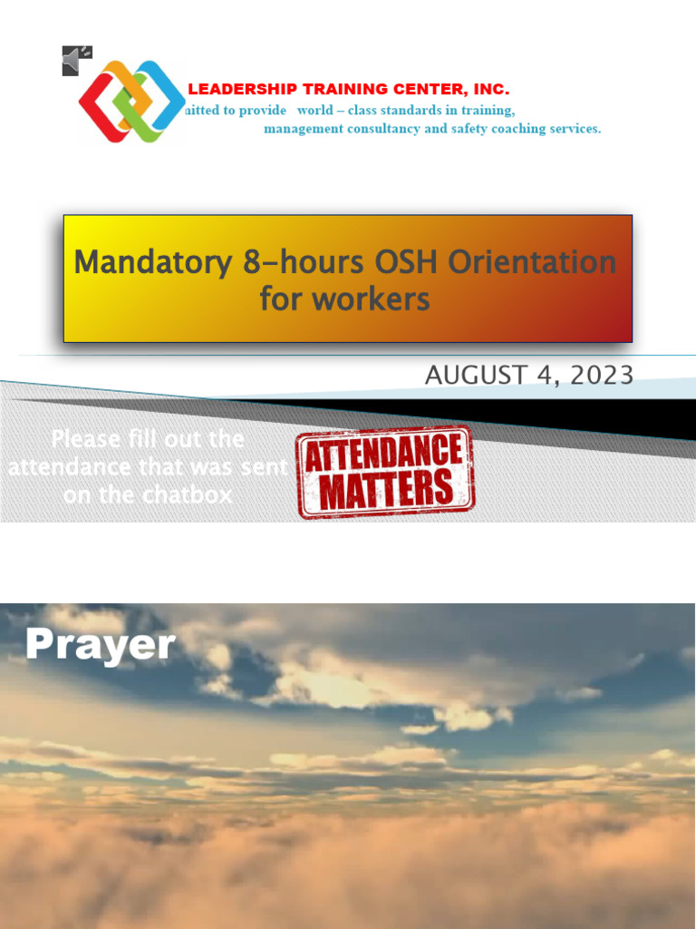 OSH Framework | PDF | Occupational Safety And Health | Safety