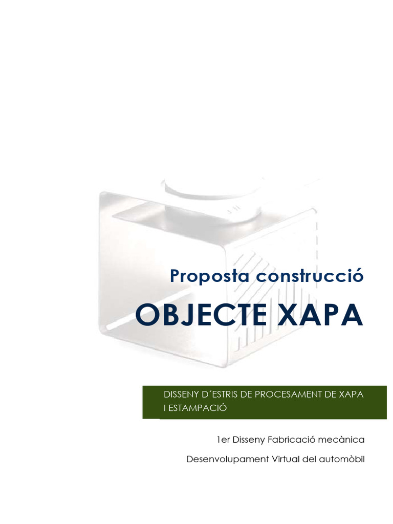 Pràctica1 - Disseny Objecte Xapa | PDF