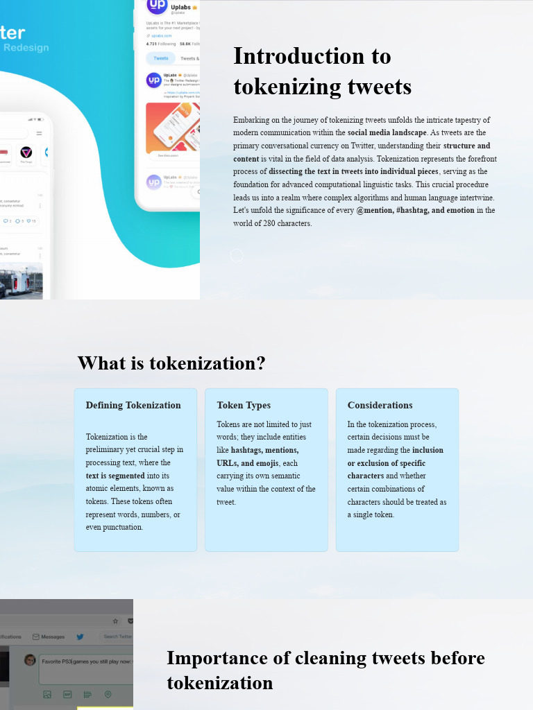 Tokenizing Tweets for Data Analysis | PDF | Machine Learning | Hashtag
