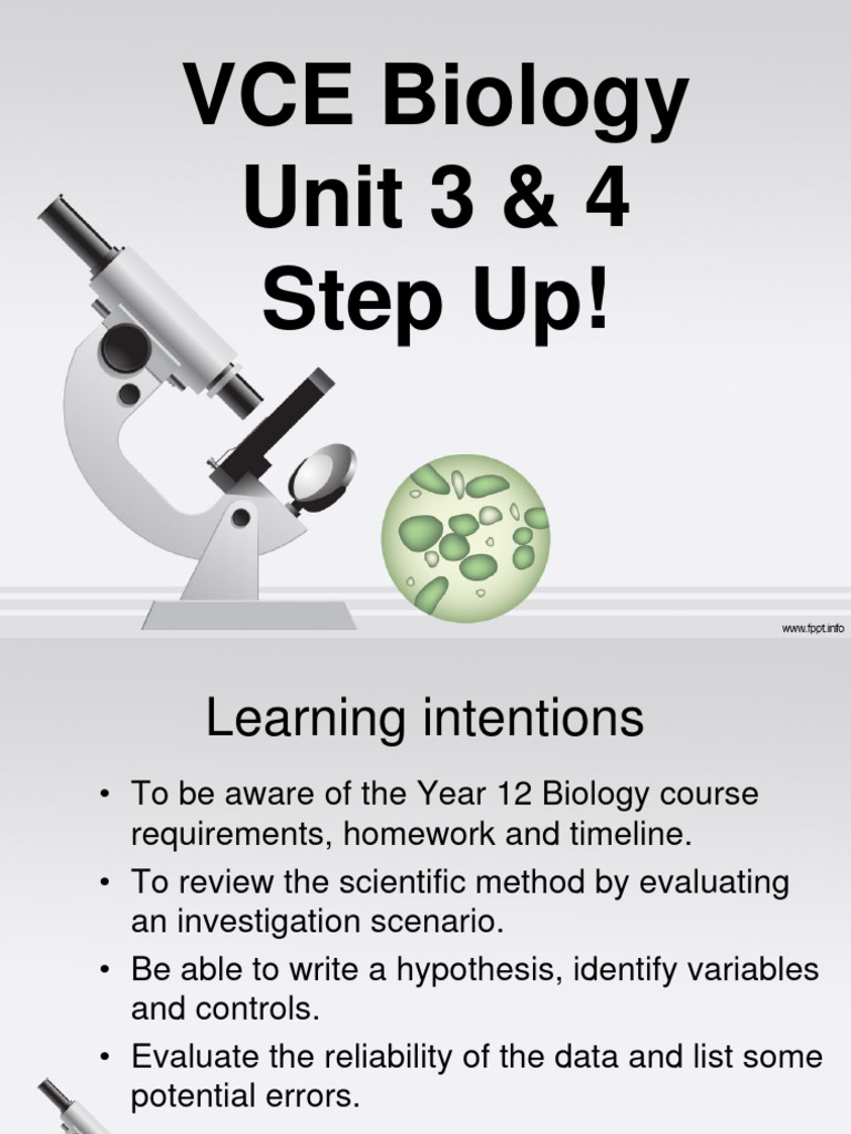 VCE Biology Study Guide | PDF | Experiment | Biochemistry