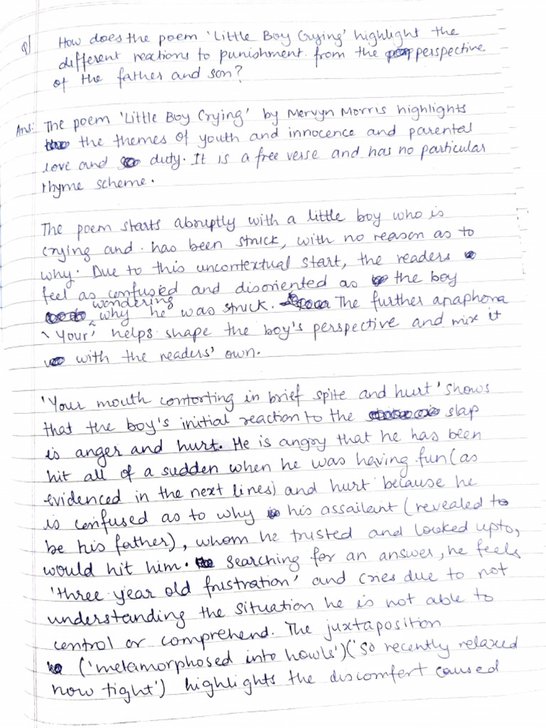 Little Boy Crying | PDF