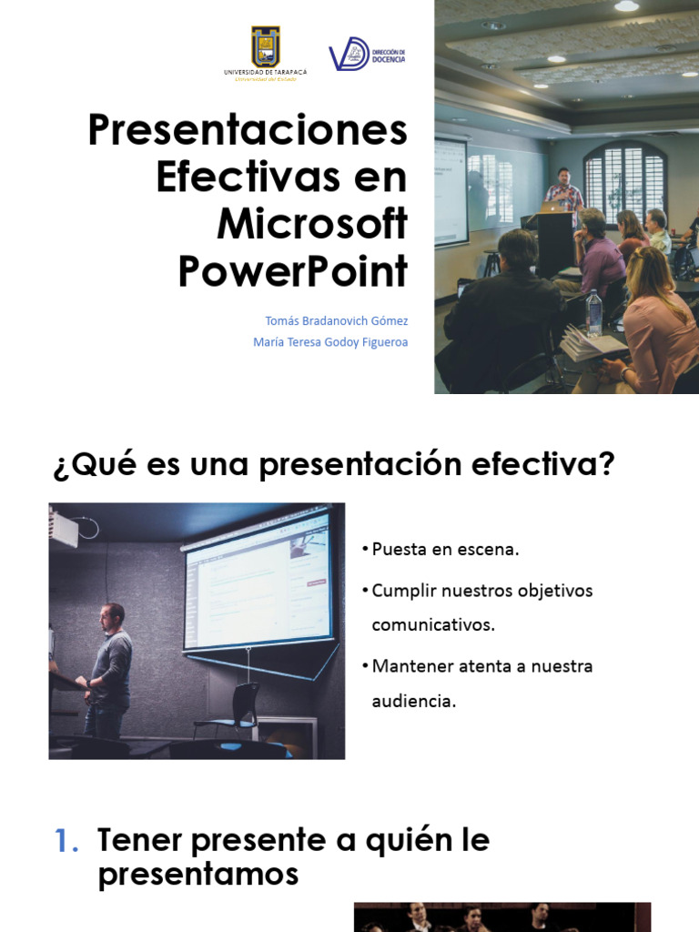Taller-Presentaciones-Efectivas-Power-Point.pptx | PDF | Microsoft PowerPoint