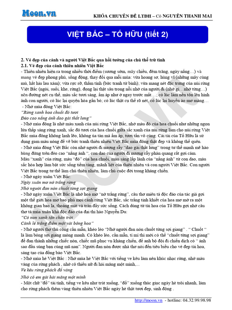 Viet Bac - To Huu (Tiet 2) | PDF