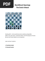 Chess Openings Cheat Sheet | PDF