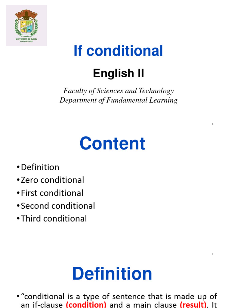 If Conditional | PDF | Syntax | Language Mechanics