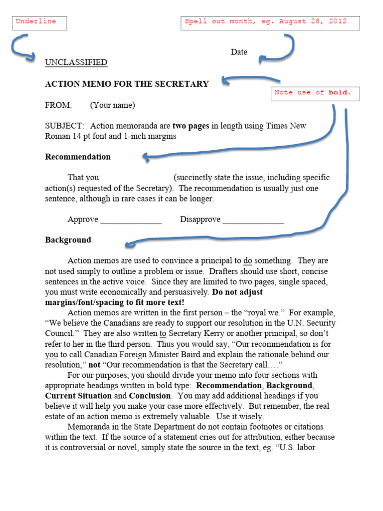 Cls Case Competition Action Memo Template | PDF | Memorandum